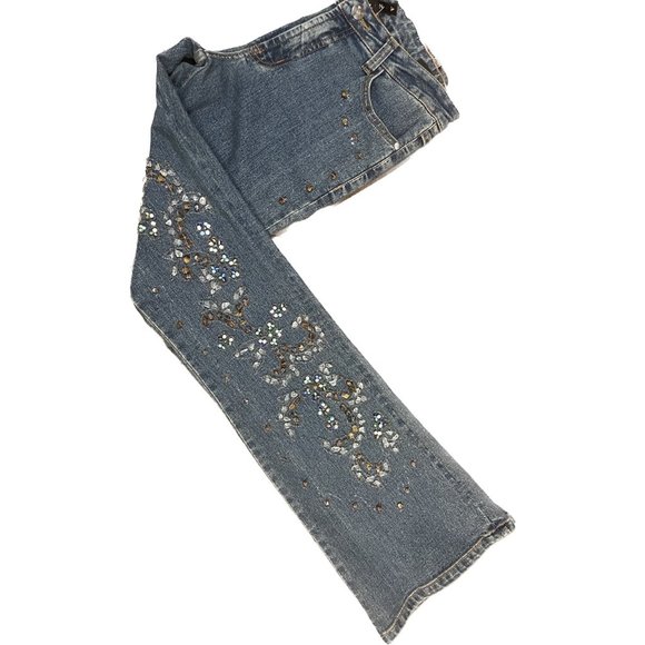 Jeans | Azi Crystal Jeans | Poshmark